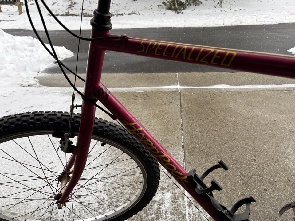 Specialized Hardrock Mountain Bike 26" Purple/Red Cromo Steel frame | eBay