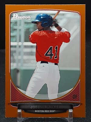 JOSEPH MONGE 2013 BOWMAN DRAFT ORANGE #202/250 RED SOX D2 | eBay