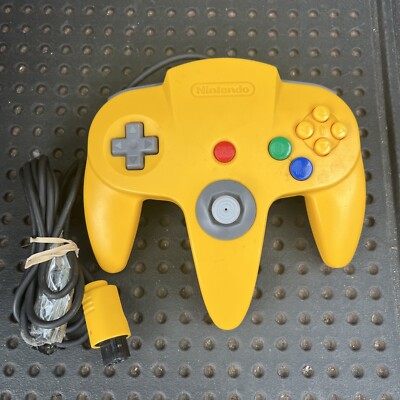 Official Nintendo 64 Controller OEM N64 Color Yellow Good Stick | eBay