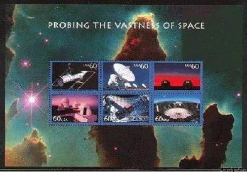 US, Scott #3409-3413 (5 Space mini sheets) Mint Never Hinged Brookman ...