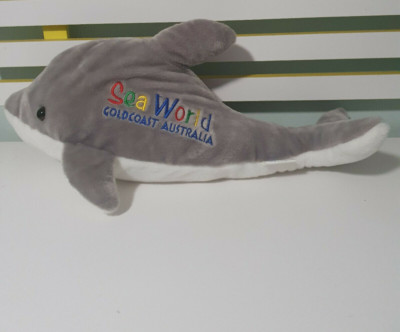 SEA WORLD DOLPHIN TOY SOFT TOY PLUSH TOY 53CM LONG 2015 | eBay Australia