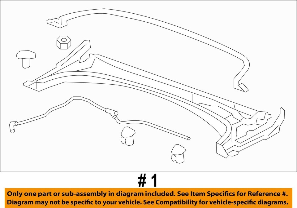 GM OEM 13-19 ATS Cowl Cowl-Cowl Grille 23332839 | eBay
