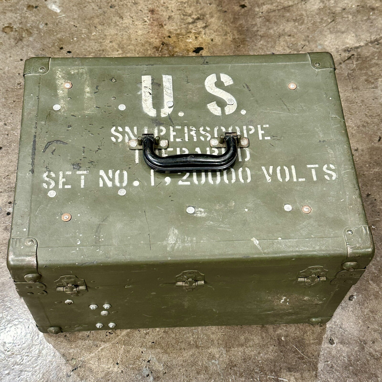 WWII US Army Infrared Sniper Scope Box Case | eBay