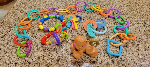 Developmental Baby Toy Lot Sensory Tummytime Rattles Teethers Toy ...