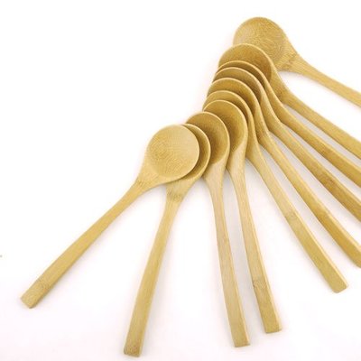 BambooMN Brand Solid Bamboo Soup Spoon 8" | eBay