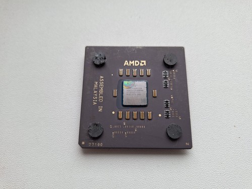 AMD Mobile Duron 1100 very rare DHM1100AVS1B vintage CPU GOLD | eBay