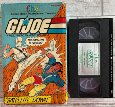 G.I. JOE Vol 4 Satellite Down VHS 1985 Big Box Jackson Beck Gregg ...