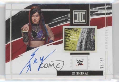 2022 Panini Impeccable WWE - Elégance Memorabilia Autographs Io Shirai ...