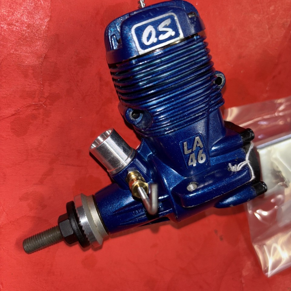 OS LA 46 C/L ENGINE EXCELLENT COMPLETE WITH T-MUFFLER #02A | eBay