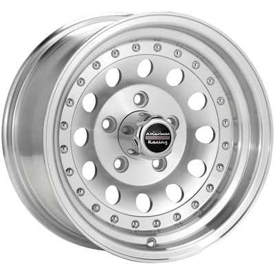 American Racing AR62 Outlaw II 15x7 5x5.5" -6mm Machined Wheel Rim 15 ...