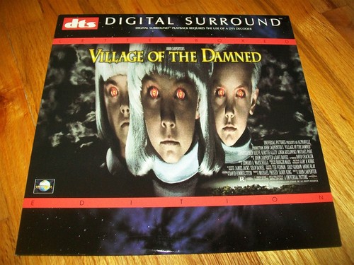 VILLAGE OF THE DAMNED DTS Laserdisc LD WIDESCREEN FORMAT VERY GOOD VERY ...