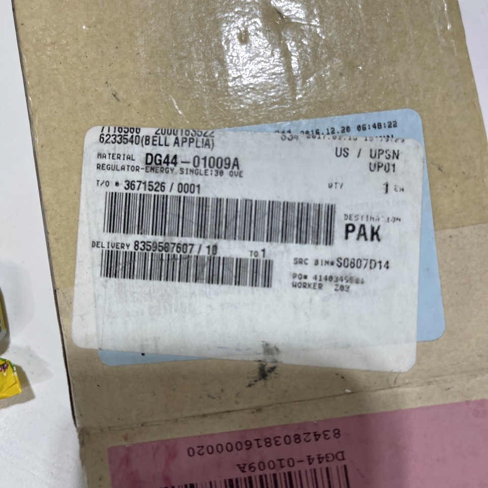 New OEM Genuine DG44-01009A Samsung Single Energy Regulator (A2) | eBay