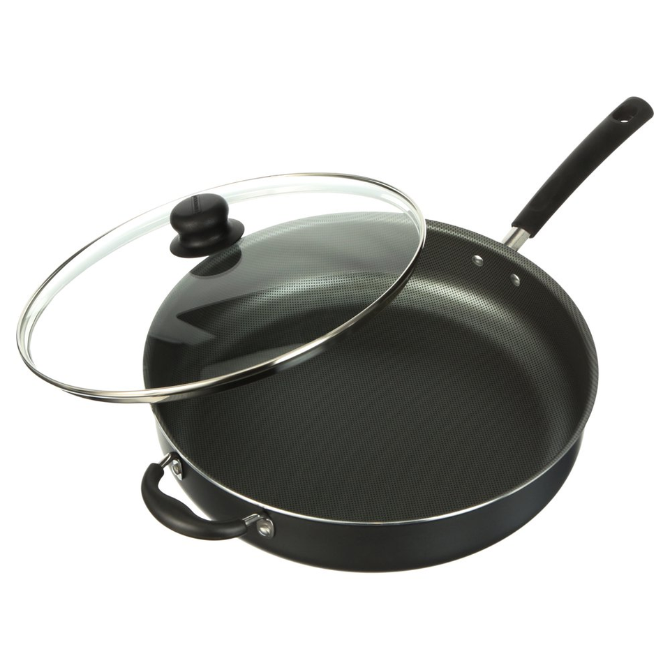Primaware 5 Quart Non-Stick Covered Jumbo Cooker Heat and Shatter ...