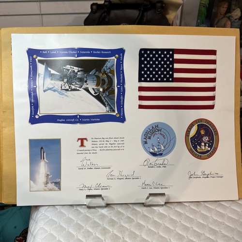 STS-30 Space Flown Item US Flag Magellan Mission NASA Shuttle | eBay