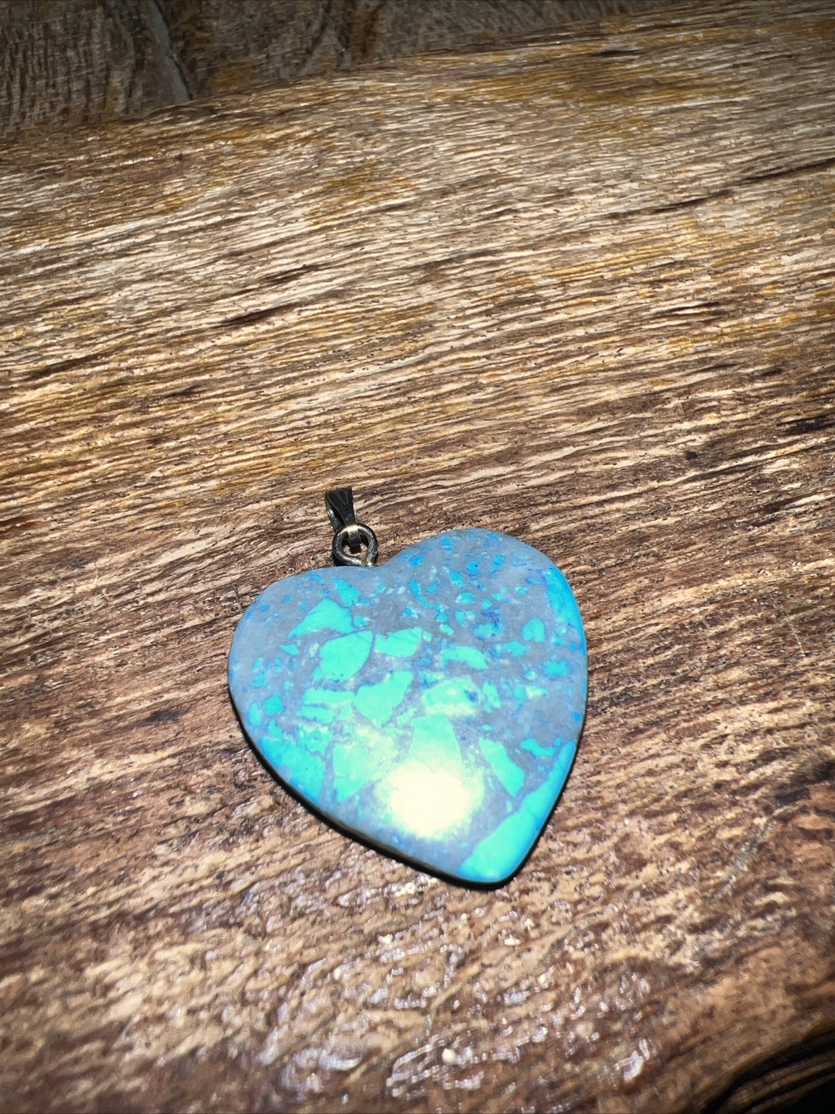 Heart Shaped Turquoise Pendant | eBay