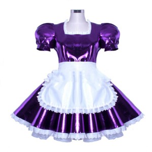Maid Dress lockable satin French maid Uniform | eBay