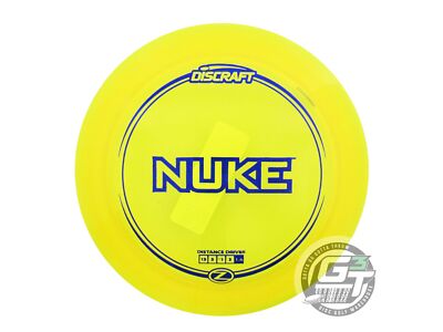 NEW Discraft Z Nuke 170-172g Yellow Blue Shatter Distance Driver Golf ...