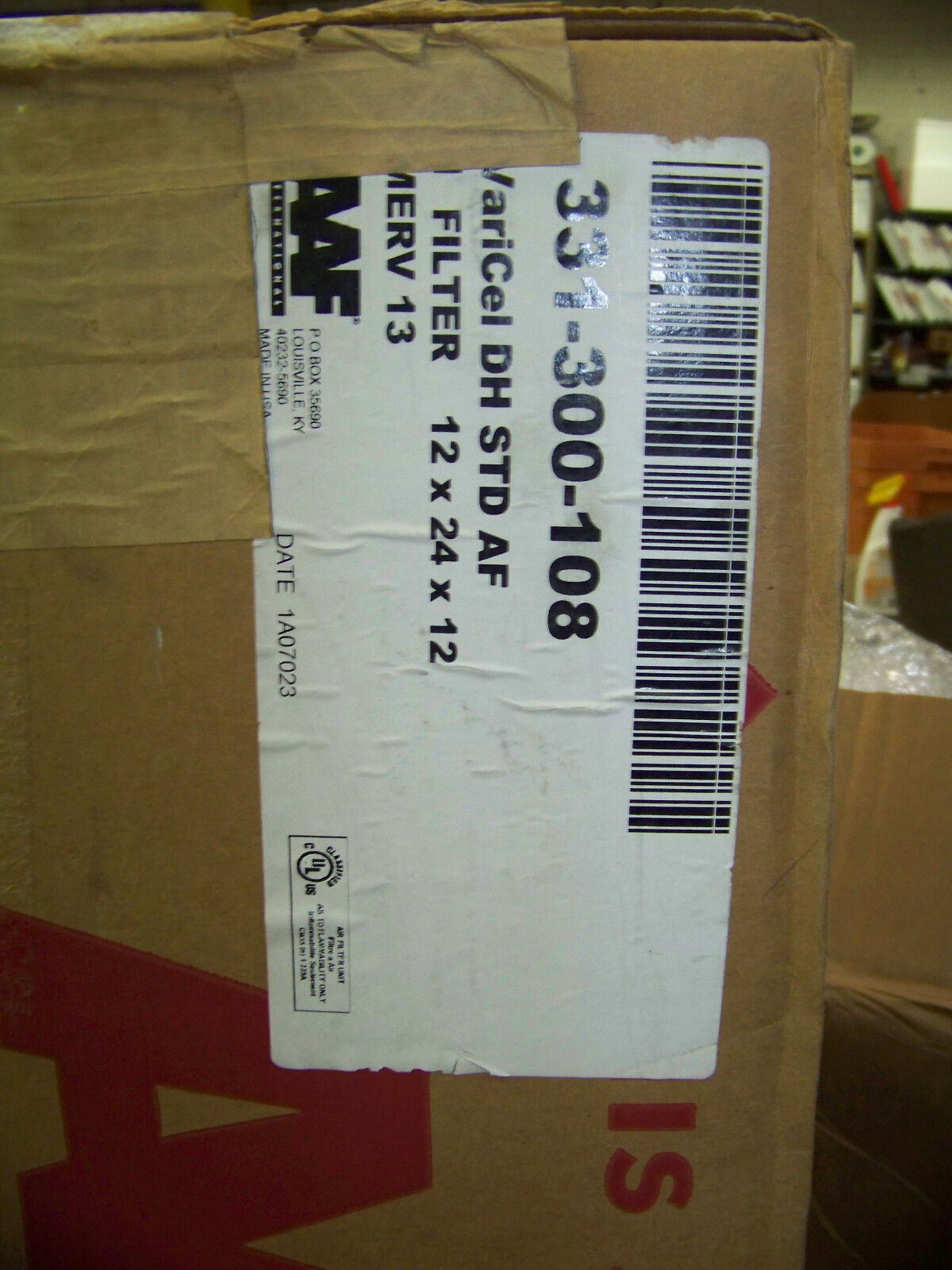 AAF VariCel DH STD AF Filter 12 X 24 X 12 MERV 13 331-300-108 New | eBay