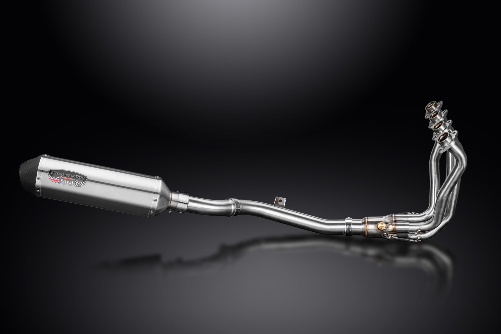 KAWASAKI Z1000SX 20-24 343MM X-OVAL STAINLESS STEEL EXHAUST SYSTEM | eBay