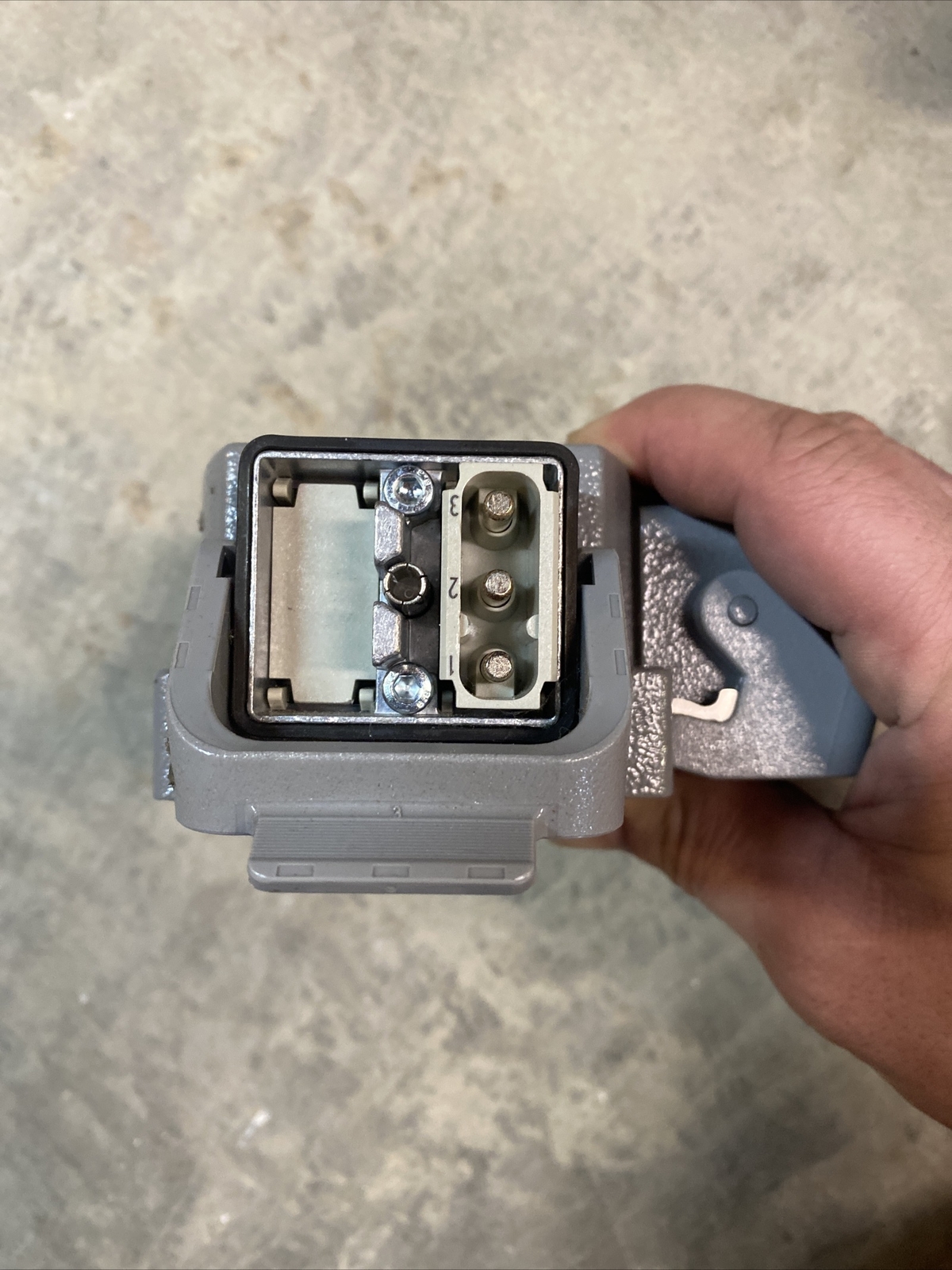 Harting 09140033002 Heavy Duty Power Connector T Splitter IP67 40A 500V ...