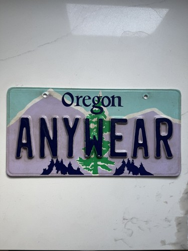 OREGON Vanity License Plate - ANYWHERE - Plastic Not Metal | eBay