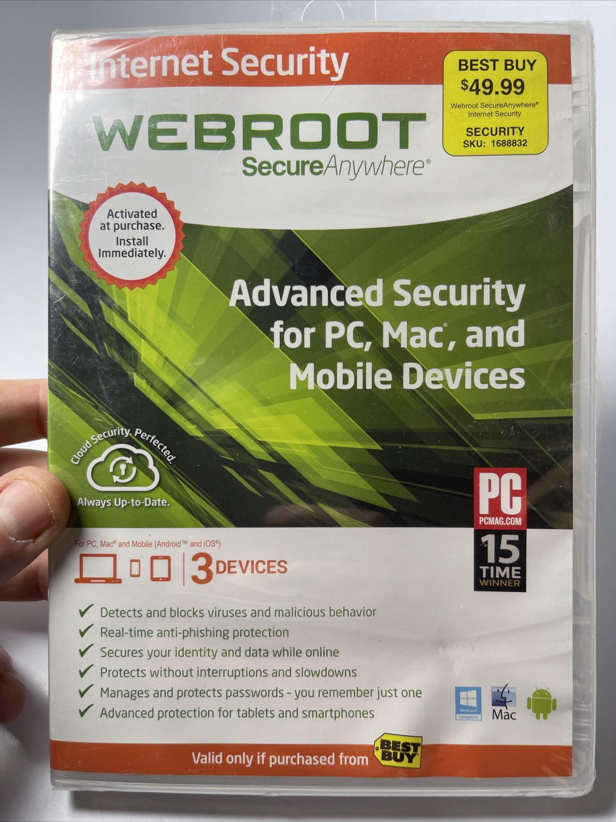Webroot SecureAnywhere Internet Security Full Version Windows Mac Android IOS 667208105229 | eBay