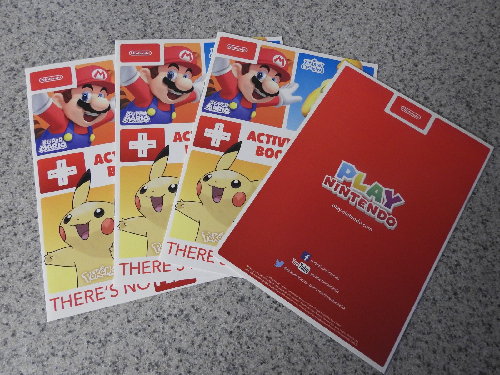 Set of (4) PLAY NINTENDO Activity Books (2016 Promo Giveaway) | eBay