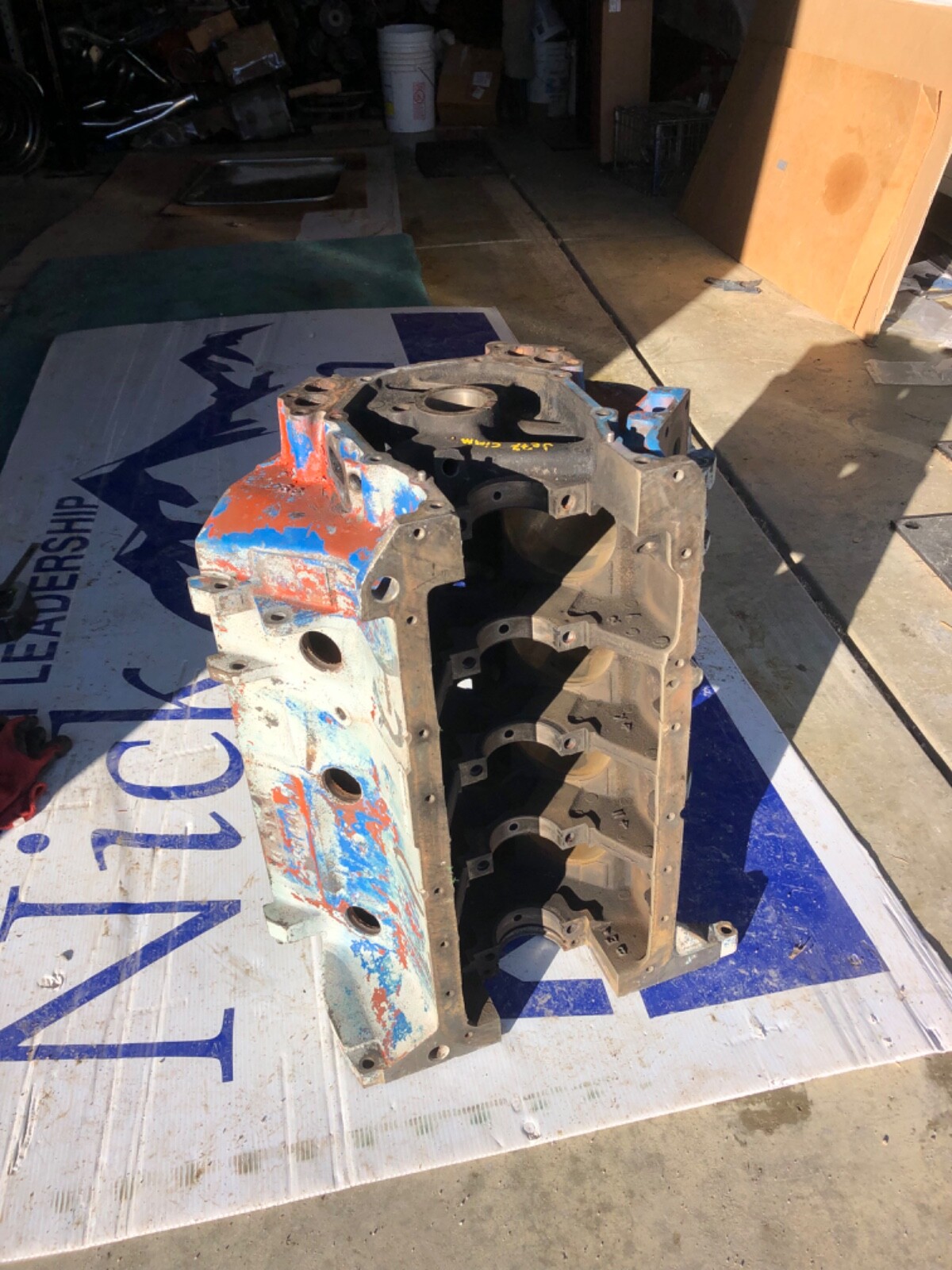 Mopar 440 Block STD Bore Date c: 01-09-1977 no main caps! | eBay