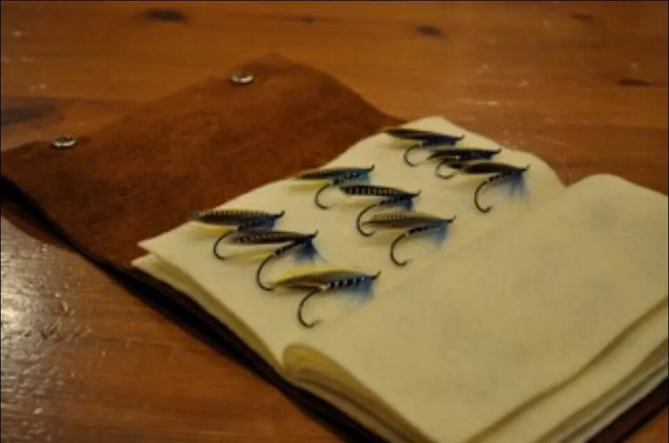 Leather Fly Wallet - Fly Book, Custom made in the USA | eBay