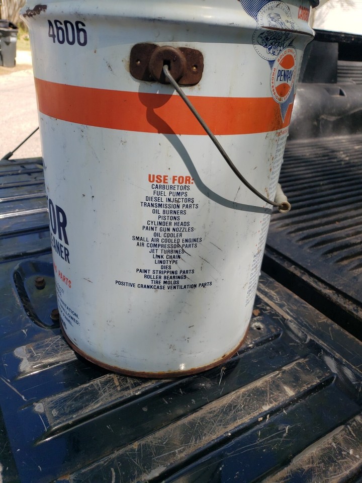 Vintage PENRAY Five Gallon Bucket, Carburetor and Metal Parts Cleaner ...