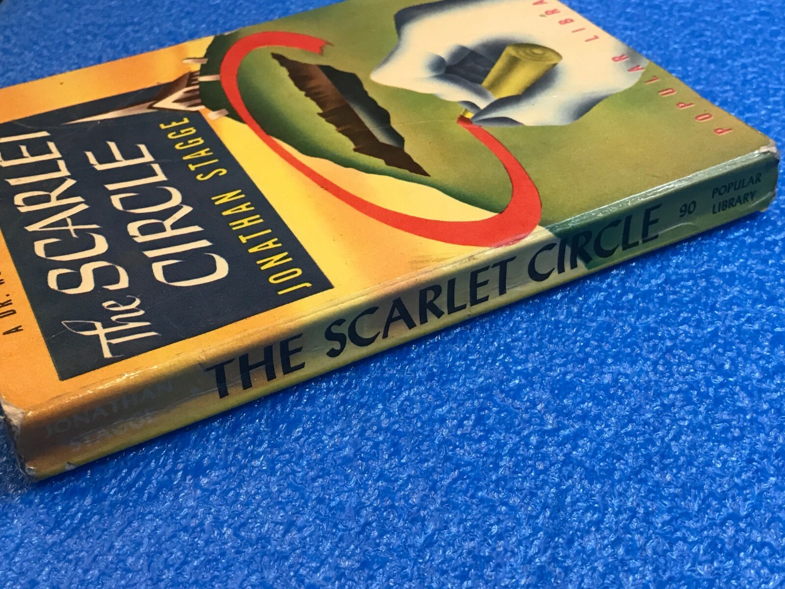 THE SCARLET CIRCLE JONATHAN STAGGE 1ST PB ED. - POP LIB # 90 Rare Book ...