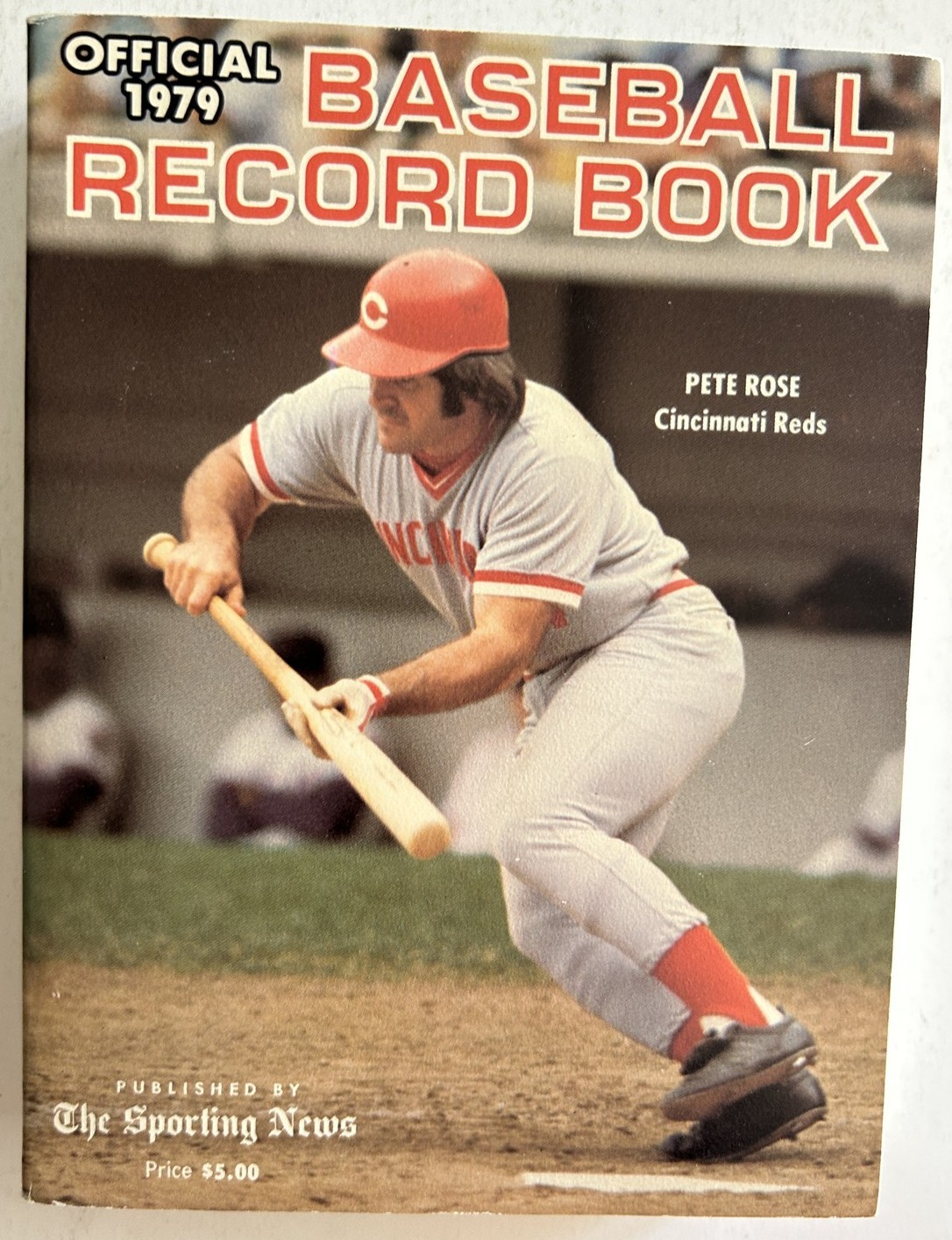 1979 BASEBALL Record Book CINCINNATI Reds PETE ROSE 576 pages GAYLORD ...