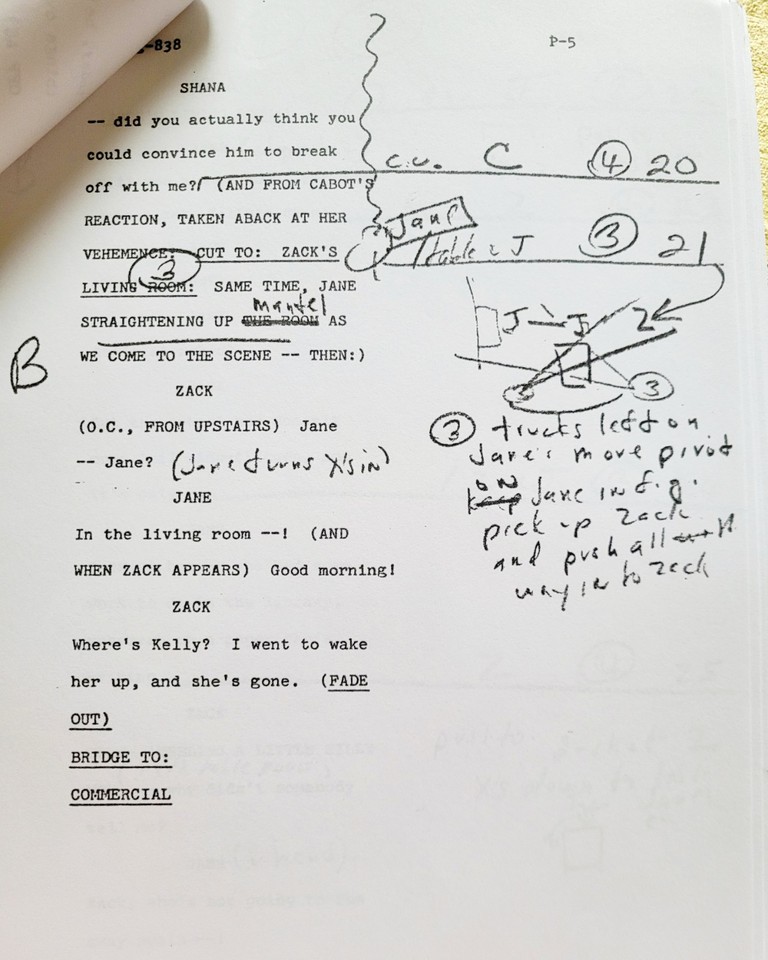 VINTAGE LOVING, ABC-TV SOAP OPERA SCRIPT Marked With Directions, VERY ...