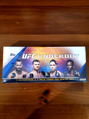 2020 UFC Knockout Hobby Box New/Factory Sealed **RARE** | eBay