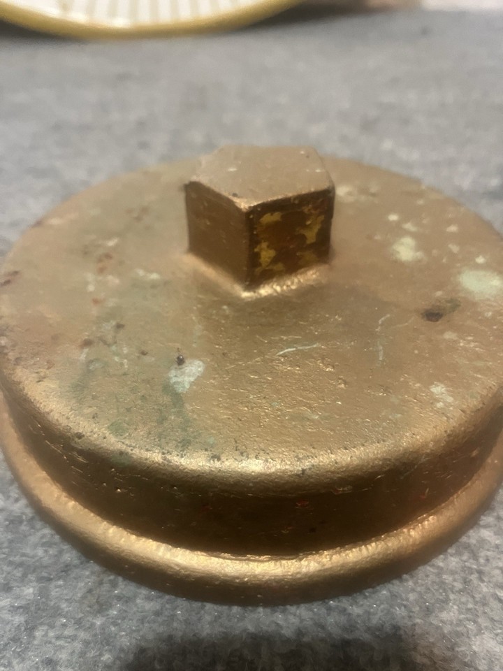 6" Metal Threaded Cap | eBay