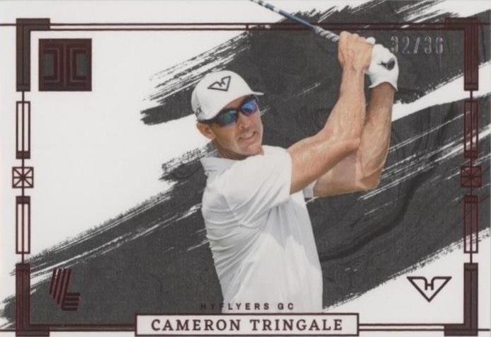 2024 Panini Impeccable Liv Golf - Variations Cameron Tringale #52 Red ...