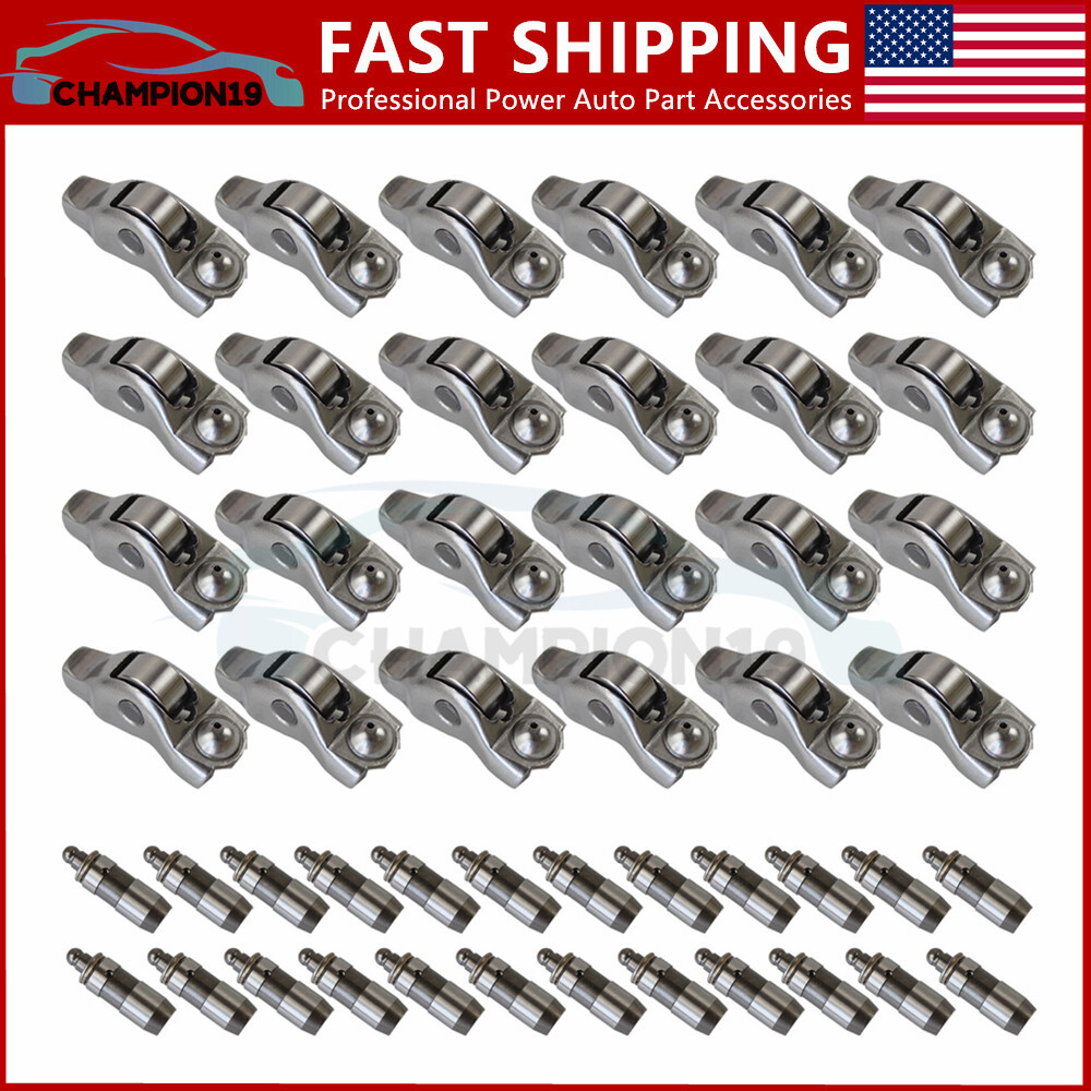 48pcs/set Rocker Arms & Lifters For Ford F150 Mustang 4.6L 5.4L 3V ...