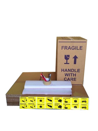 20x 100L Book/Glass Moving Box 420x400x600high Cardboard Carton ...