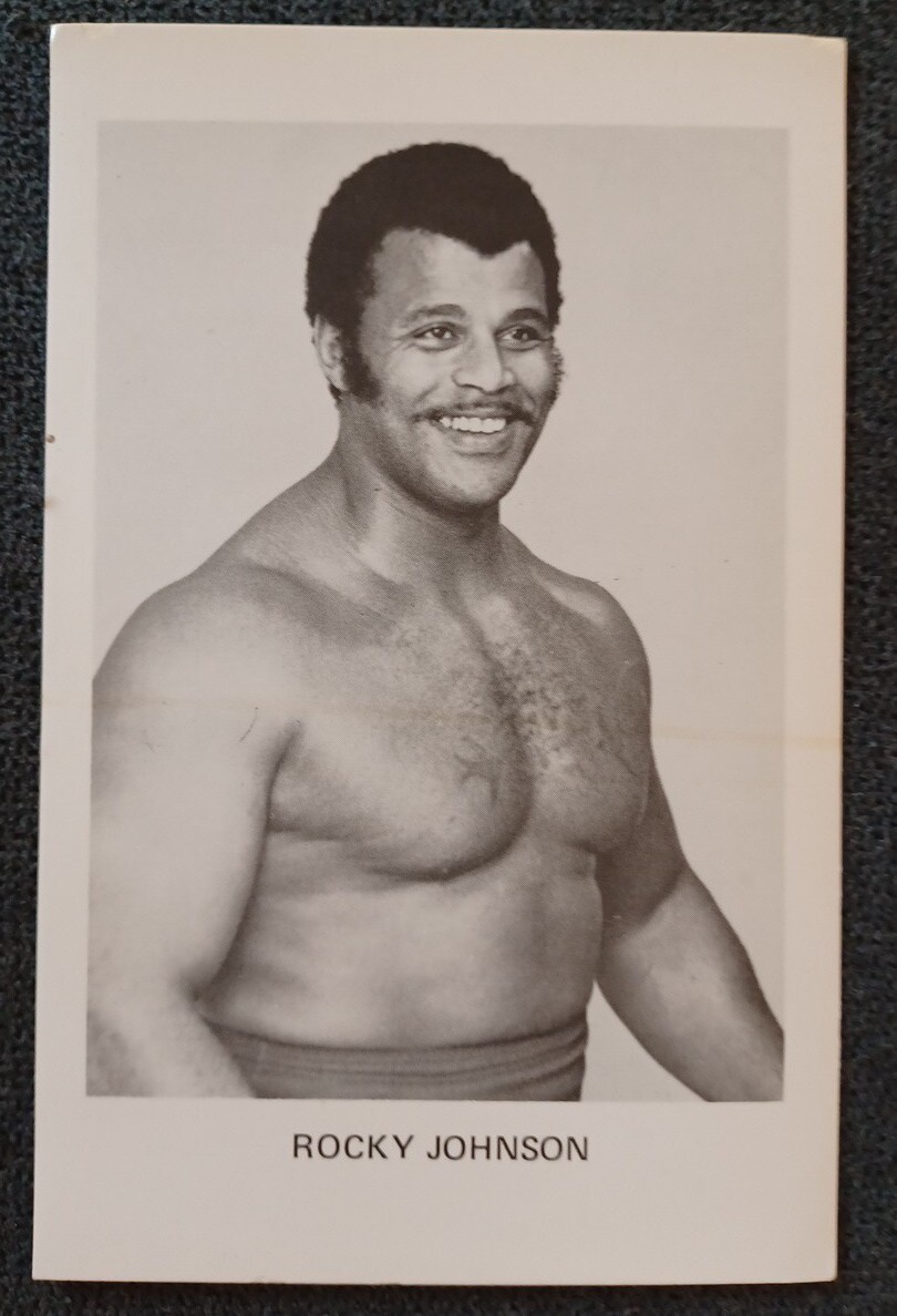 💥1️⃣9️⃣7️⃣0️⃣s Boyd Pierce - Rocky Johnson Wrestling Card NWA WWF AWA ...
