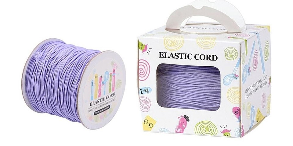 1mm ELASTIC CORD 109 yards (327 feet) 1mm ~ Beads, Jewelry, Bracelets ...