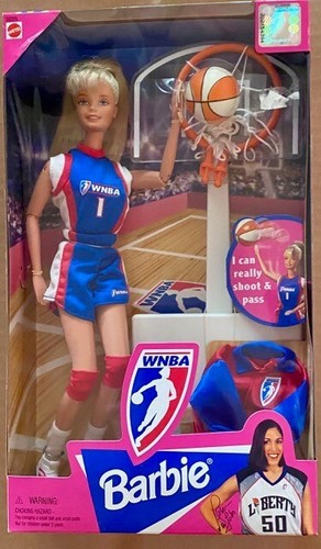 WNBA Barbie Doll Liberty Mattel Rebecca Lobo Basketball - NRFB - Some ...