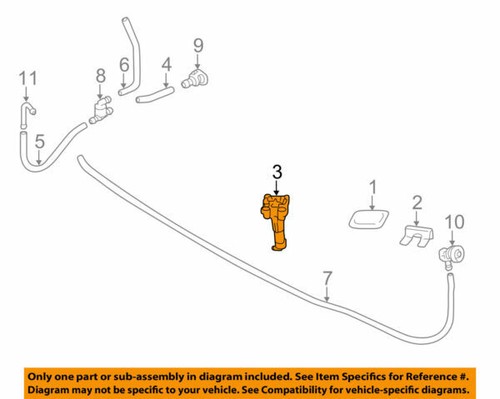 85207-76010 Toyota Actuator sub-assy, headlamp washer, rh 8520776010 ...