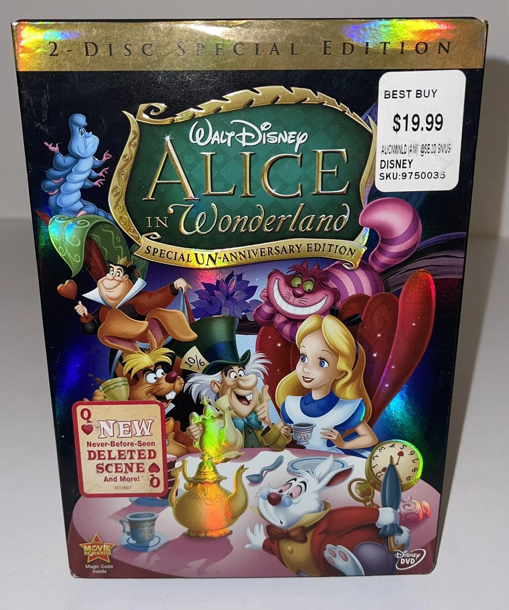 Alice In Wonderland Dvd Disney