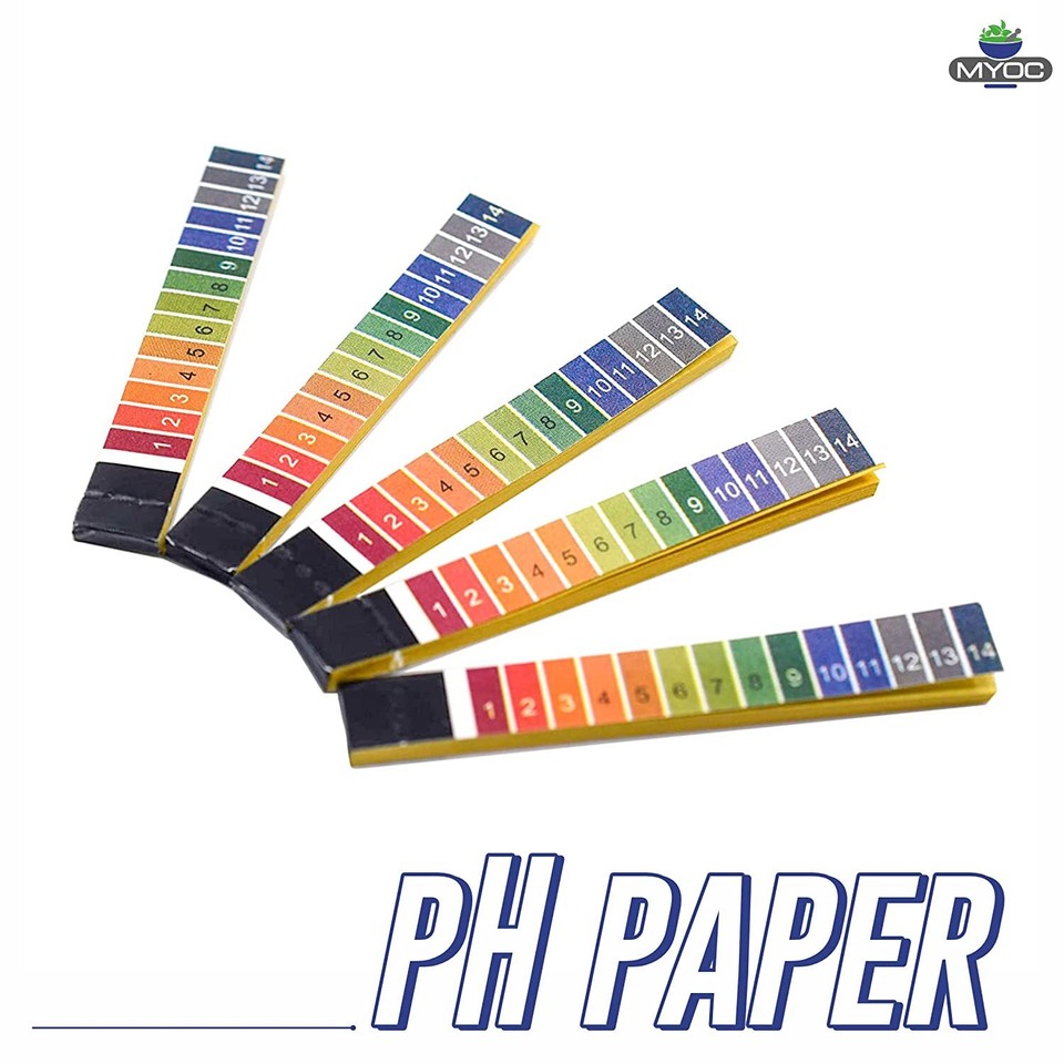 MYOC pH Paper- 100 Strips/5 Packs, for Canning, Measure pH Level. | eBay