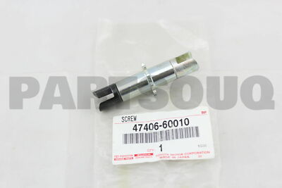 4740660010 Genuine Toyota SCREW SET, SHOE ADJUSTING, LH(FOR PARKING ...