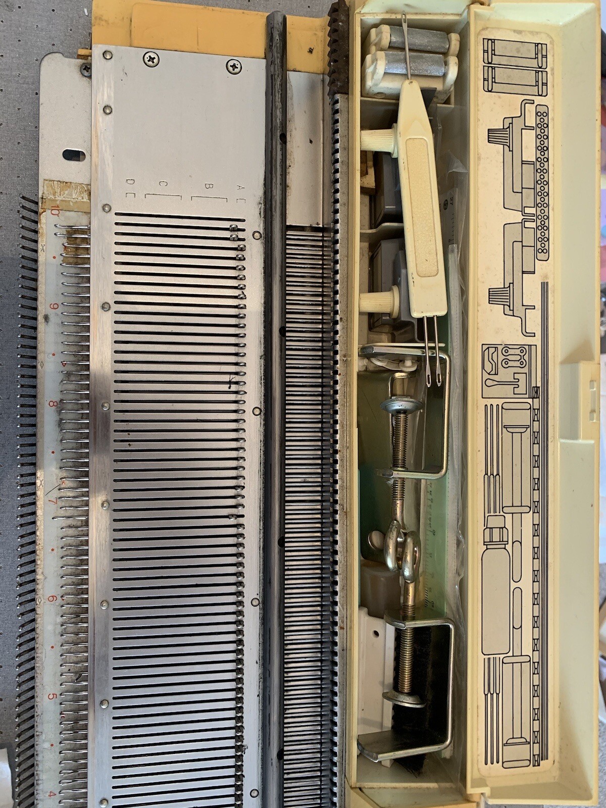 empisal knitmaster knitting machine | eBay UK