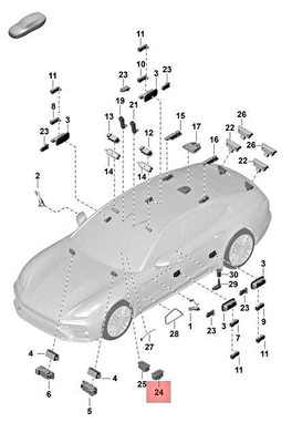 Genuine PORSCHE Panamera 971 97A 97B 97C Switch 971962109A6N3 | eBay