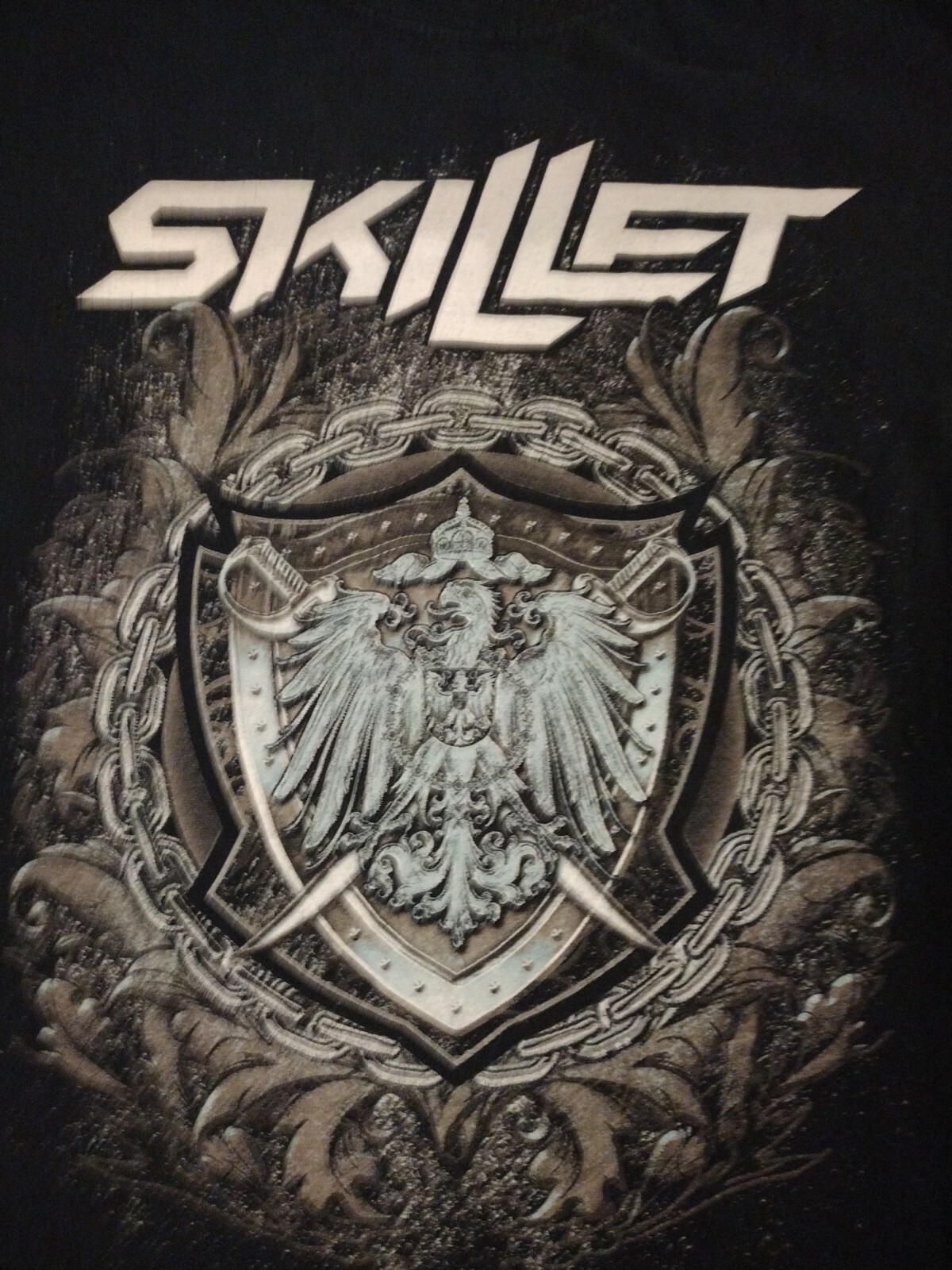 Skillet Men's T-Shirt Short Sleeve Black Size S Graphic Gildan Heavy ...