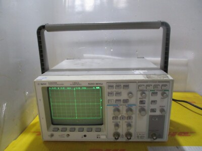 HP 54615B 500MHz 1GSa/s Digital Oscilloscope w/ 54652B RS-232 interface ...