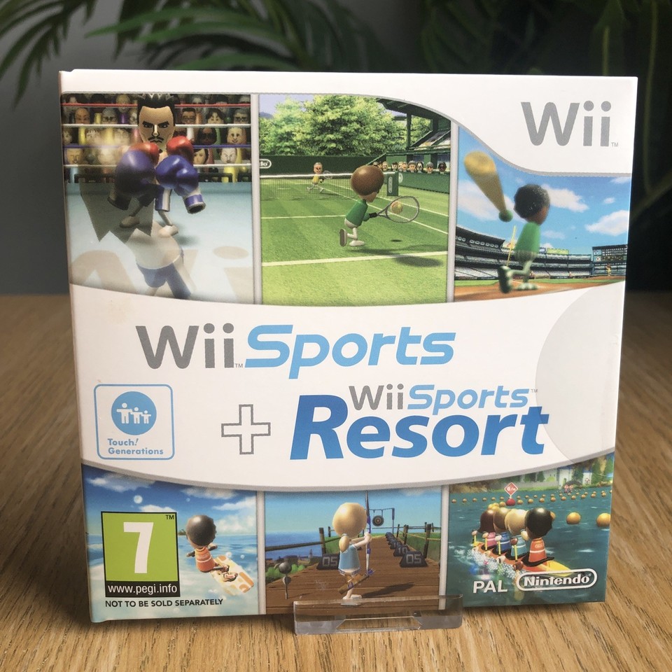 Wii Sports and Wii Sports Resort Nintendo Wii Game PAL NEW UNOPENED ...
